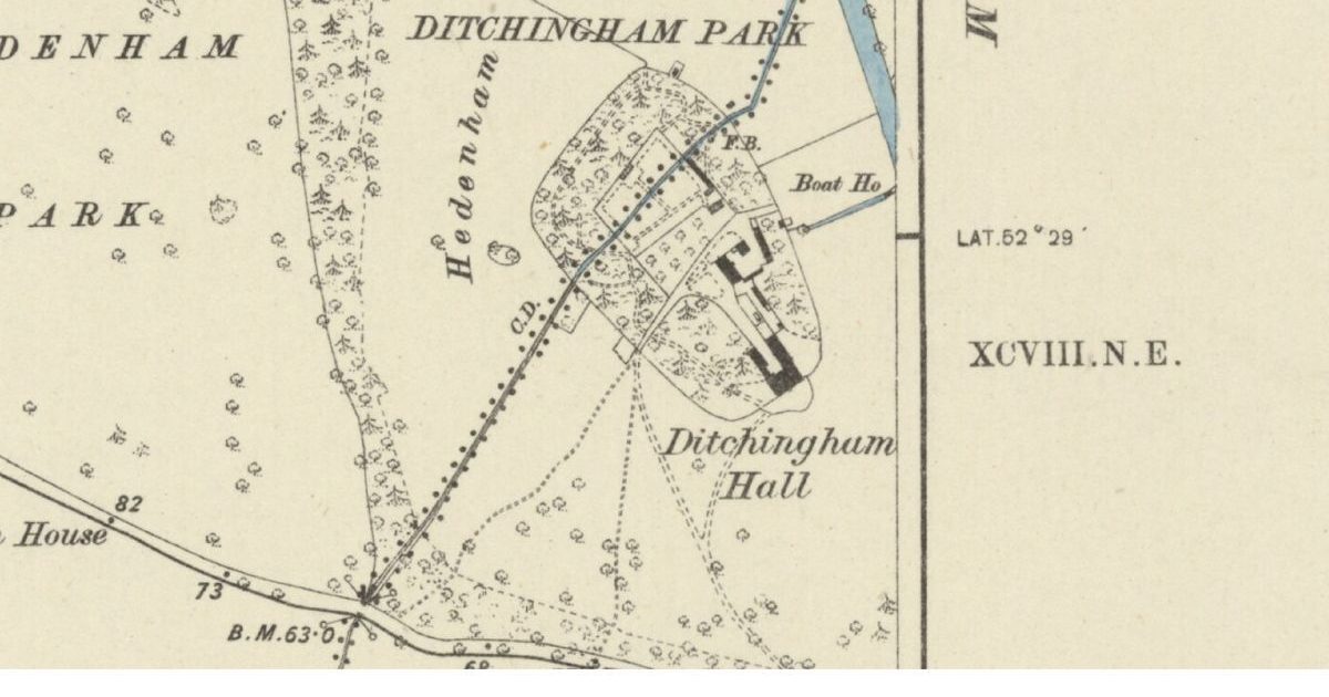 Ditchingham Hall - Ditchingham - Parks & Gardens